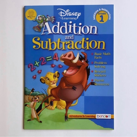 Disney | Accessories | Disney Learning Addition Subtraction St Grade ...